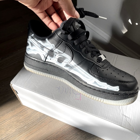 Nike | Shoes | Skeleton Black Forces | Poshmark